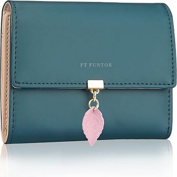 Bags | Rfid Wallets For Women Leaf Card Holder Trifold Ladies Wallets ...
